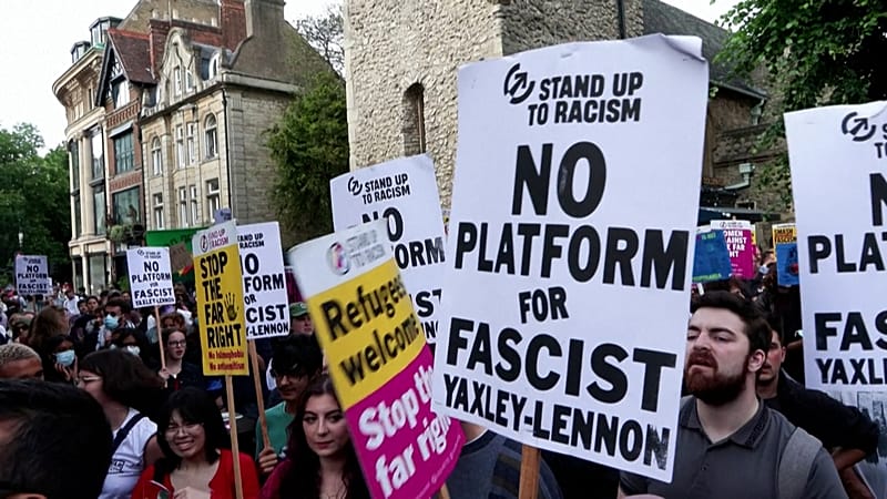 Royaume-Uni : débat de Tommy Robinson à l’Oxford Union, tensions et ...