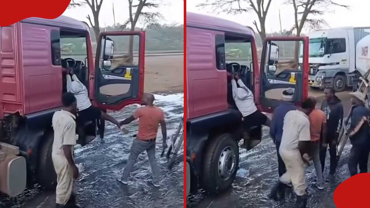 Drama as woman refuses to leave lorry after lift from Machakos, driver ...