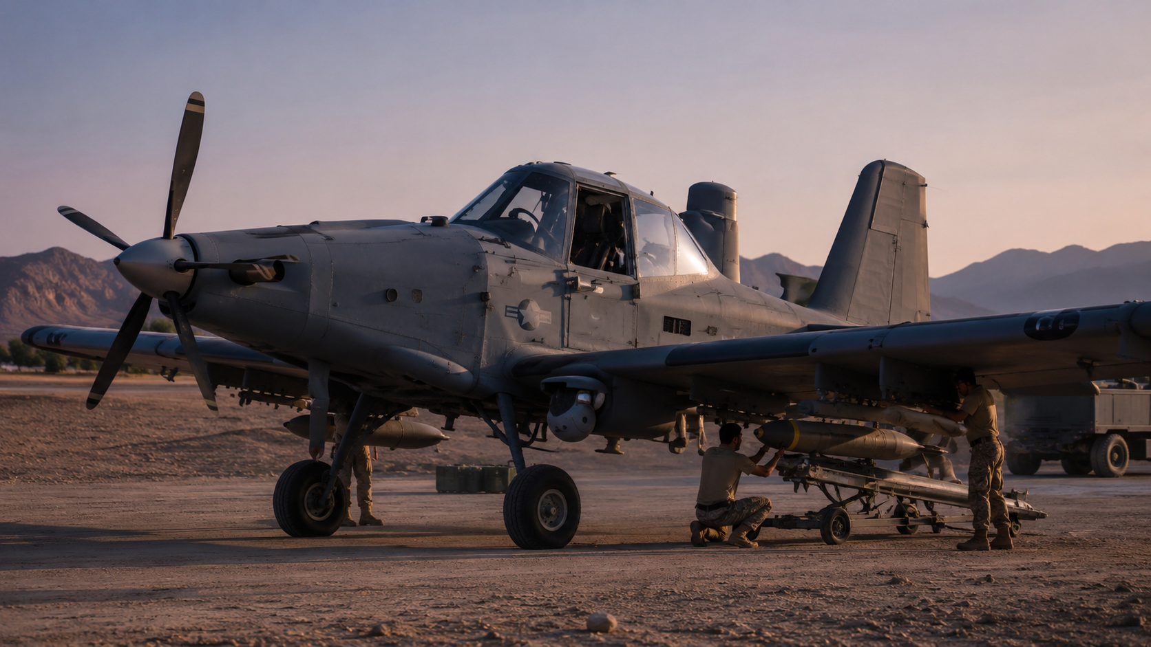 US border gets a new warplane with 500-pound bombs