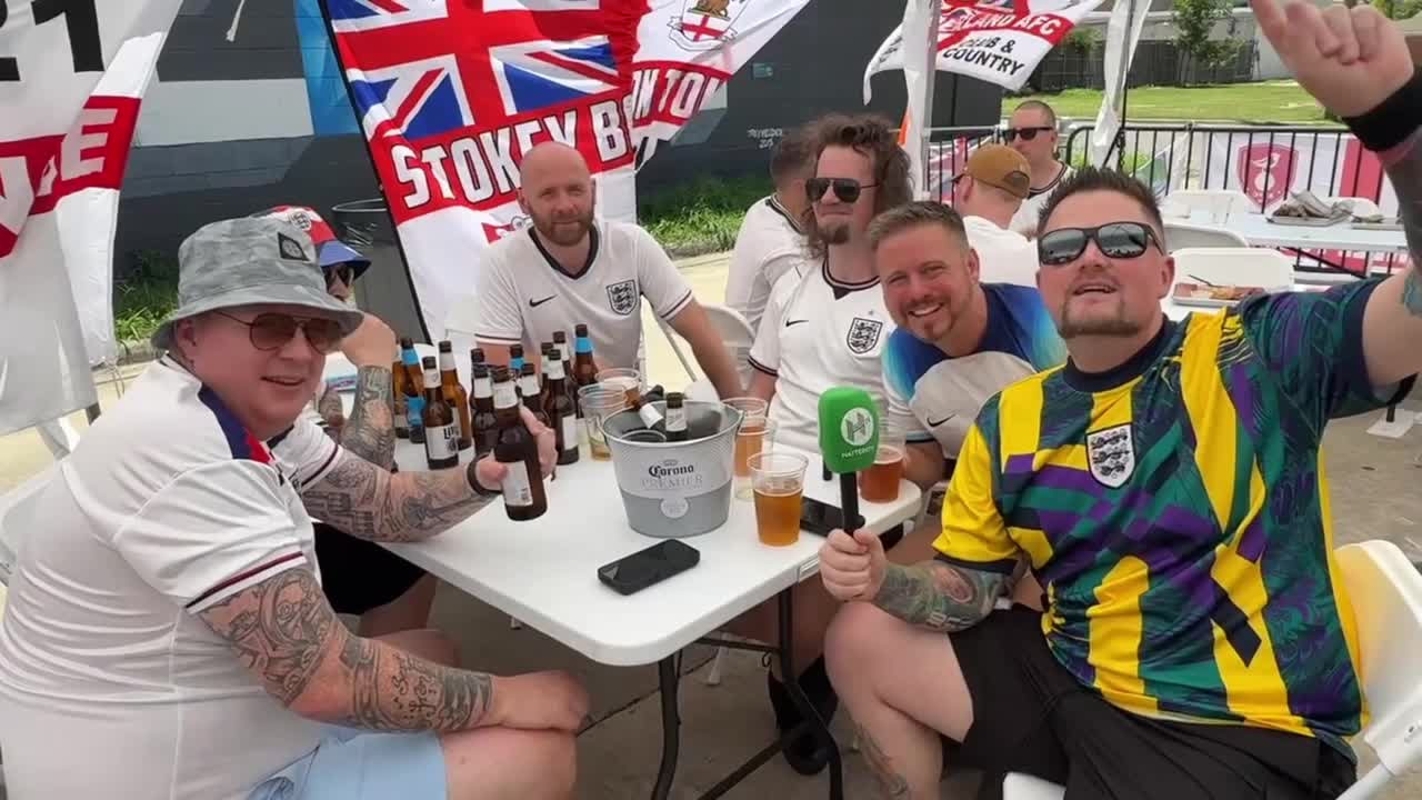 It is coming home! England supporters bring massive energy to Dallas ...
