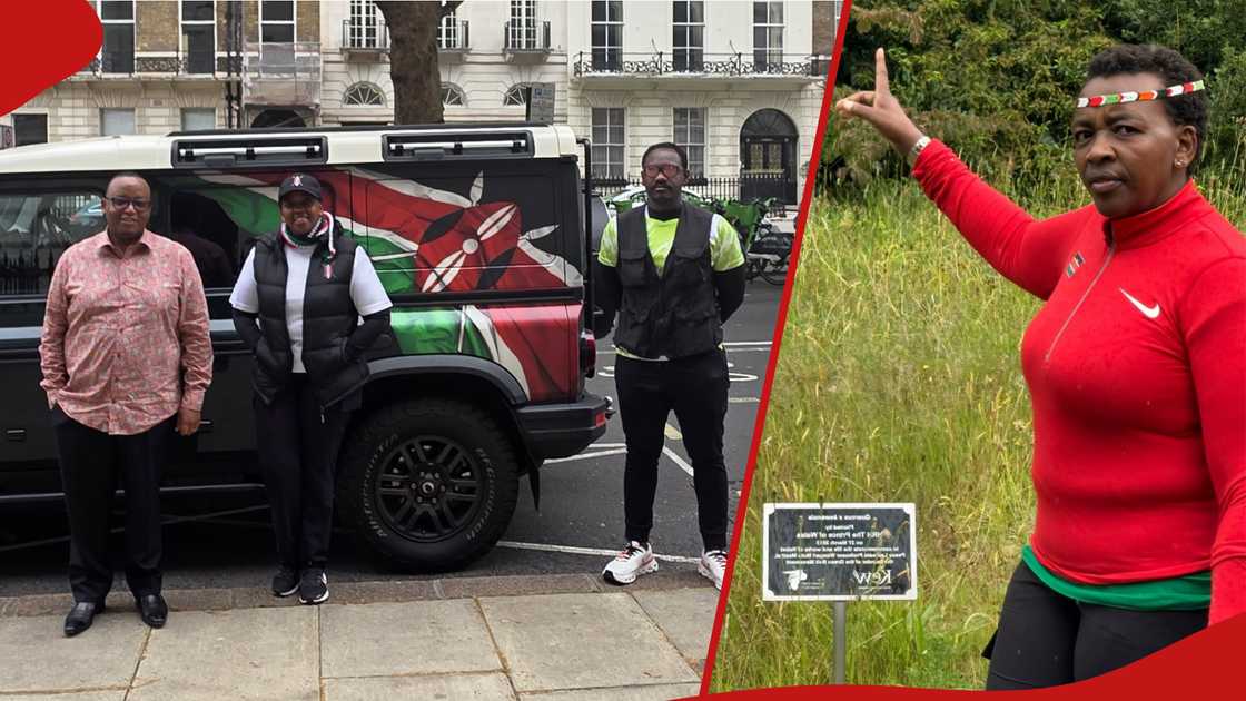 Kenyan woman arrives in London after 122-day road trip from Nairobi ...