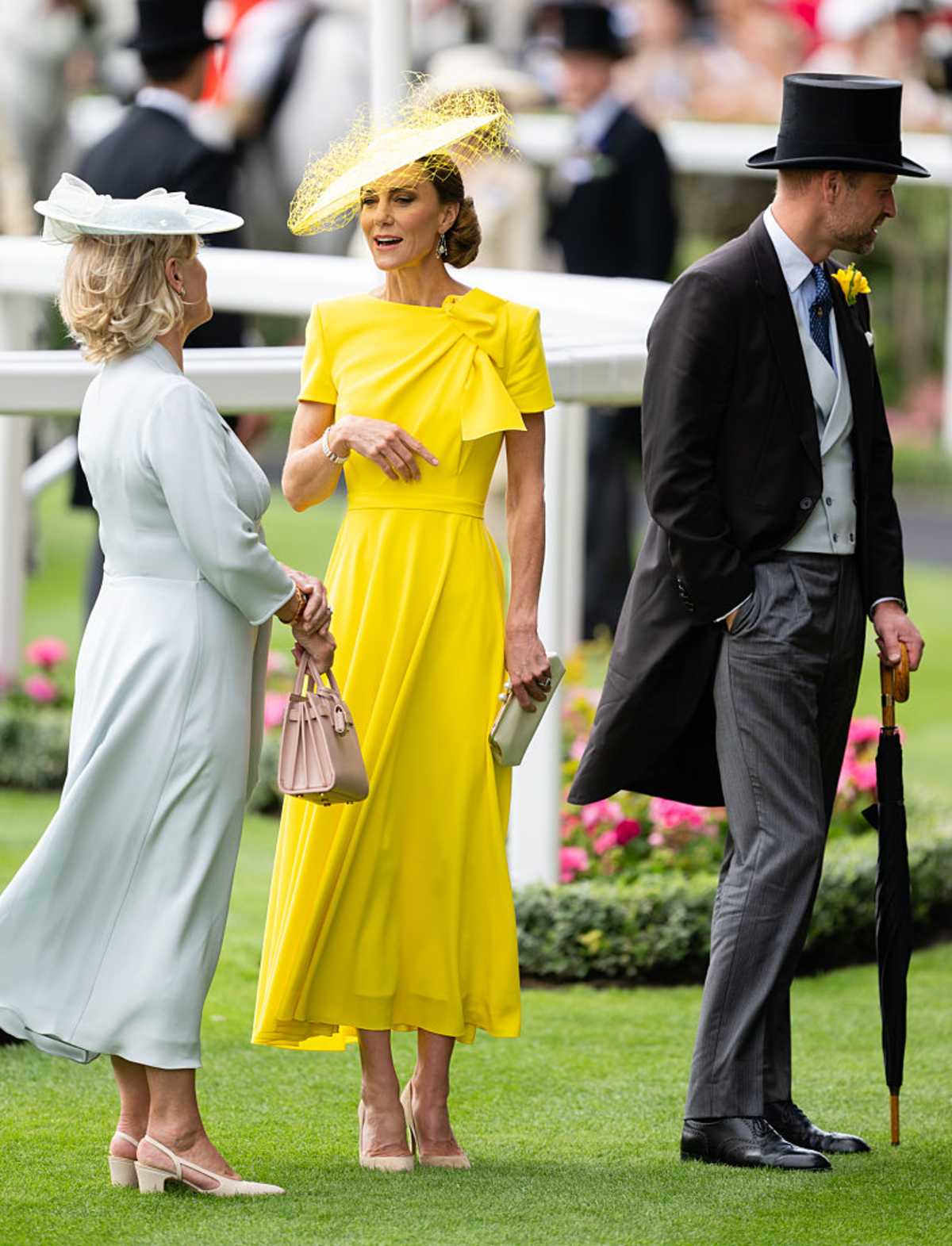 Princess Kate nearly struck in the eye by oversized hat during Royal ...
