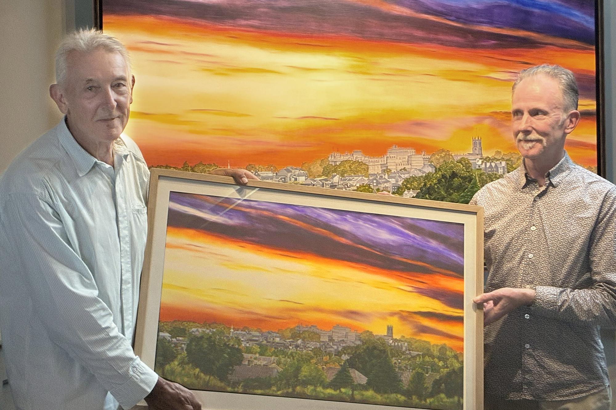New painting unveiled in Lancaster to be auctioned off to raise money ...