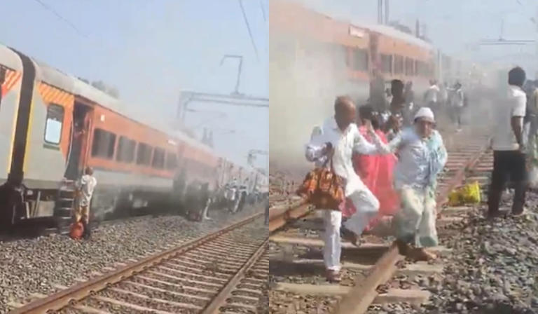 Brake jam prompts smoke from Ranthambore Express coach wheels in MP ...
