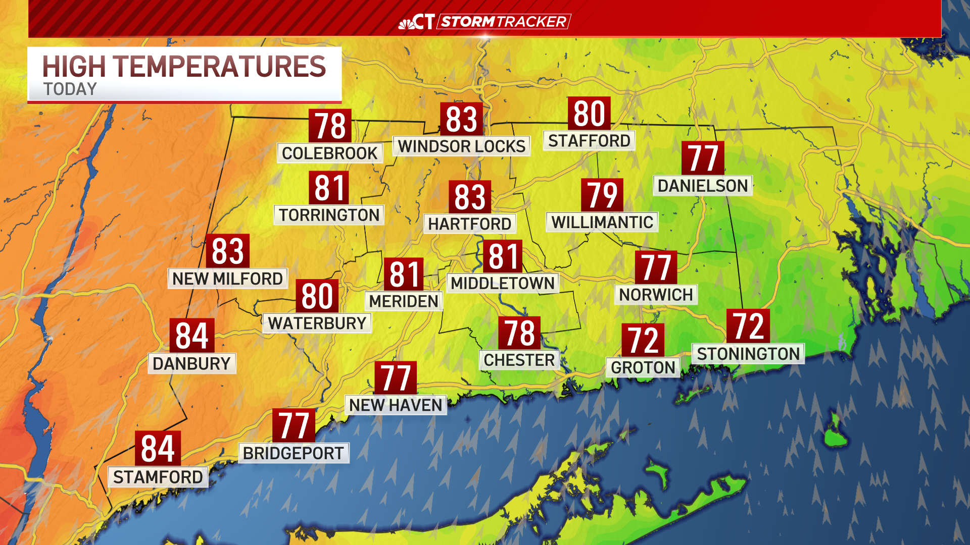 Tracking possible scattered thunderstorms for Thursday