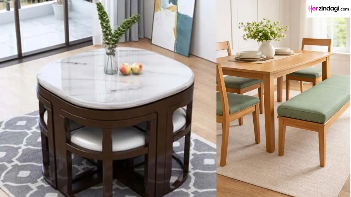 5 space-saving dining table solutions for compact Indian homes that fit ...