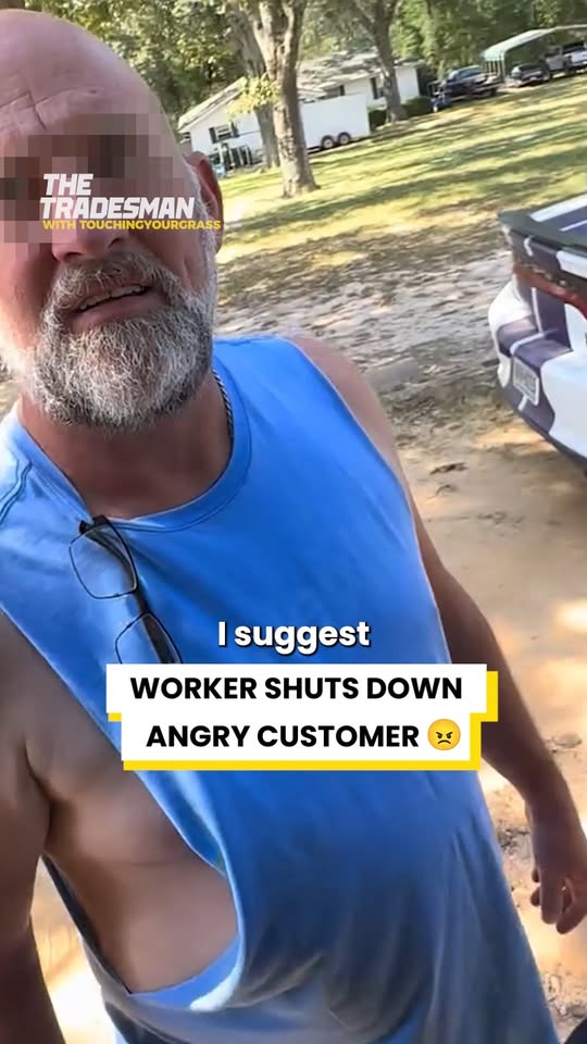 Worker shuts down angry customers