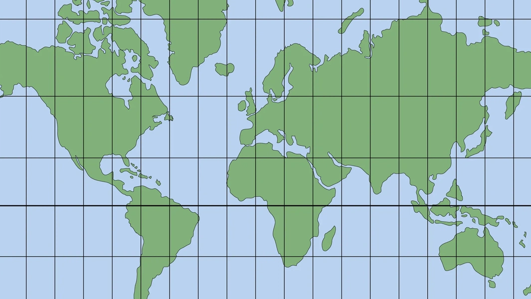 Africa’s true size and map projection distortions