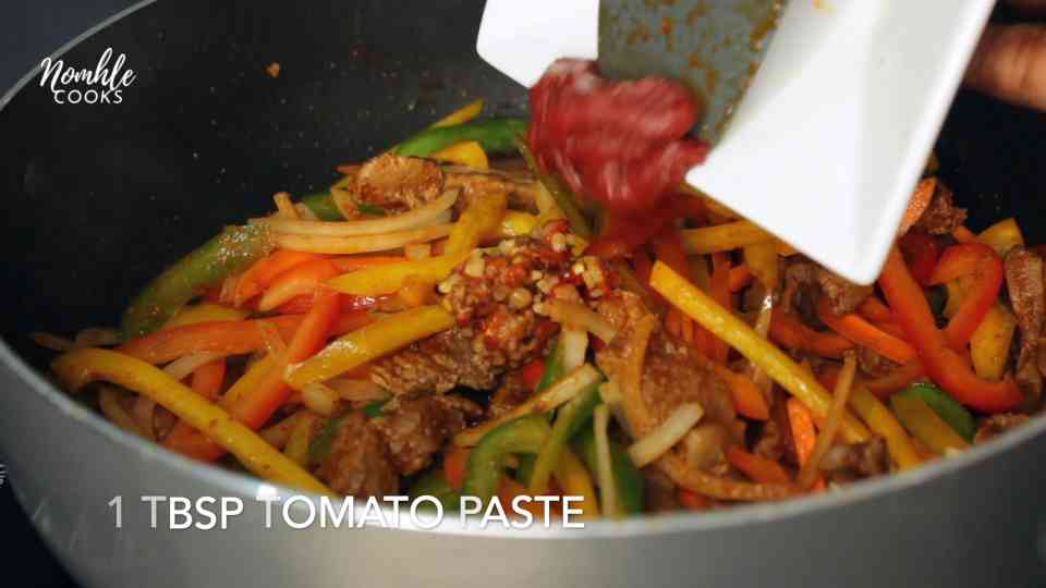Quick easy beef stir fry pasta recipe