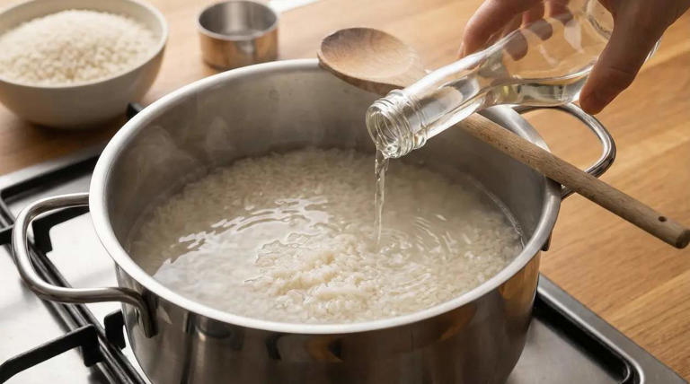 A cosa serve aggiungere aceto all’acqua di cottura del riso