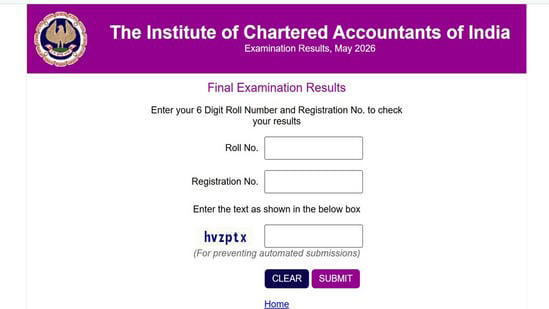ICAI CA final result May 2026 live: May exam results declared at ...