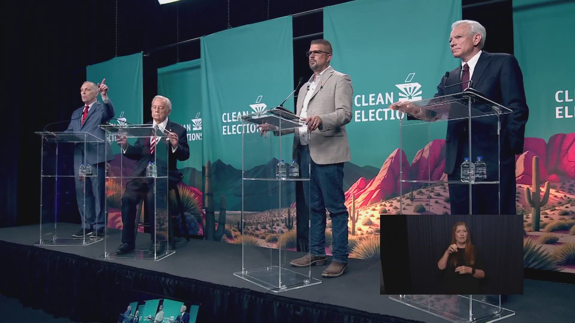 Republican candidates for Arizona governor take the debate stage