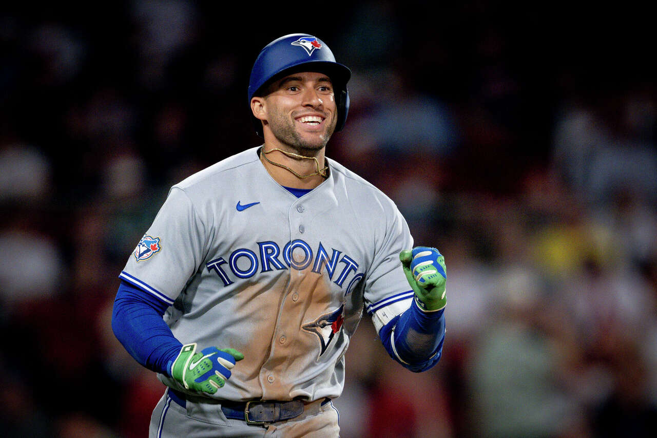 CT native, UConn alum George Springer makes history at Fenway Park with ...