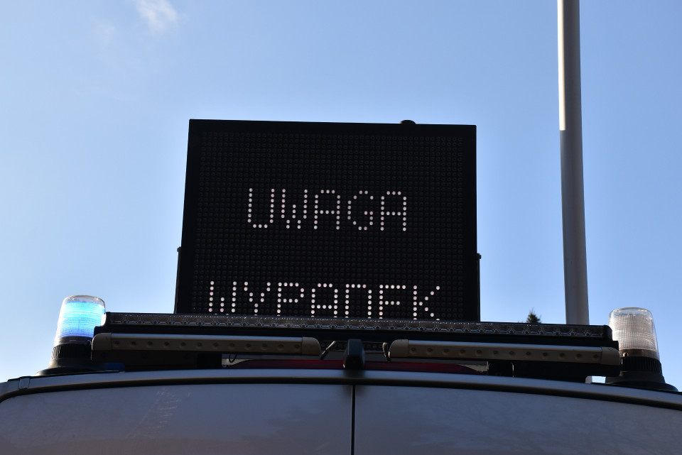 Uwaga kierowcy, wypadek w Brzozie pod Bydgoszczą. Utrudnienia na DK25