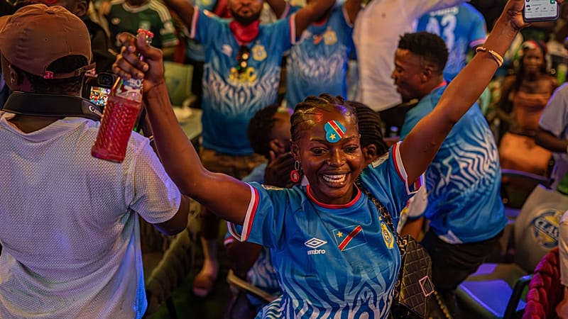 DR Congo fans celebrate draw against Portugal despite Ebola fears