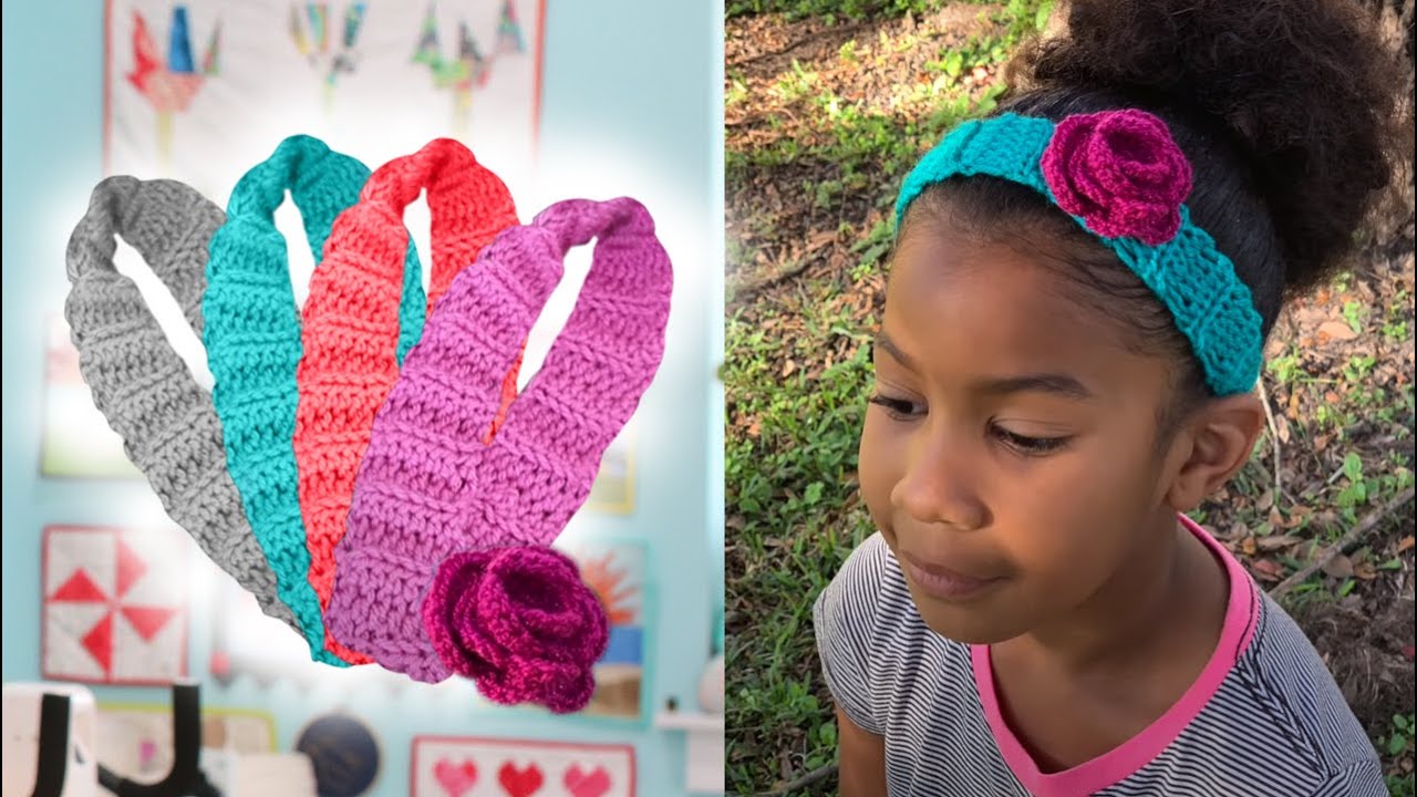 Quickie crochet headband - day 1 of 12 days of last minute DIY gifts