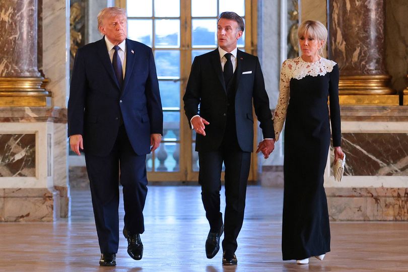 Donald Trump 'disgusts' Brigitte Macron by making 'unsettling move with ...
