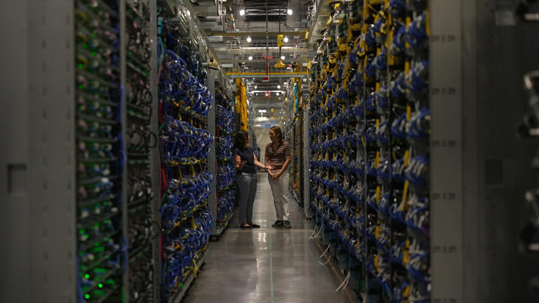 On the site of a former coal plant, Google bets big with a data center ...