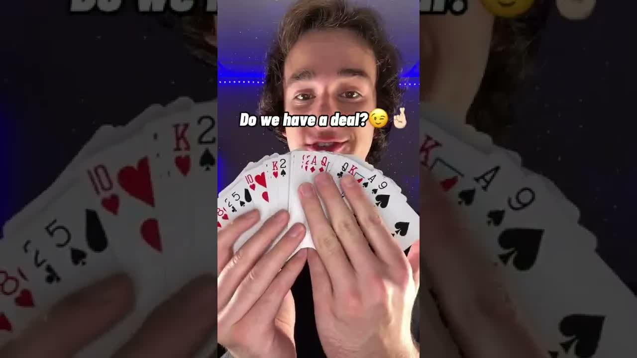 This quick card trick bets it can read your mind