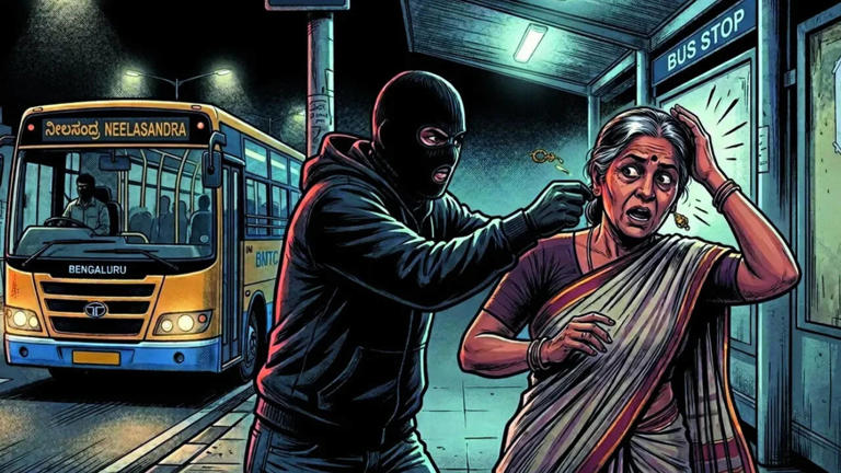 Bengaluru bus stop horror: Woman’s earlobes torn as miscreant snatches ...