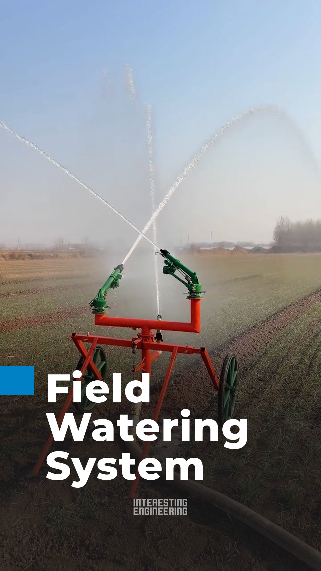 High-pressure field irrigation
