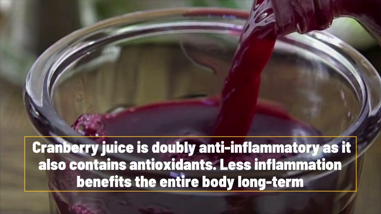 The amazing health benefits of cranberry juice