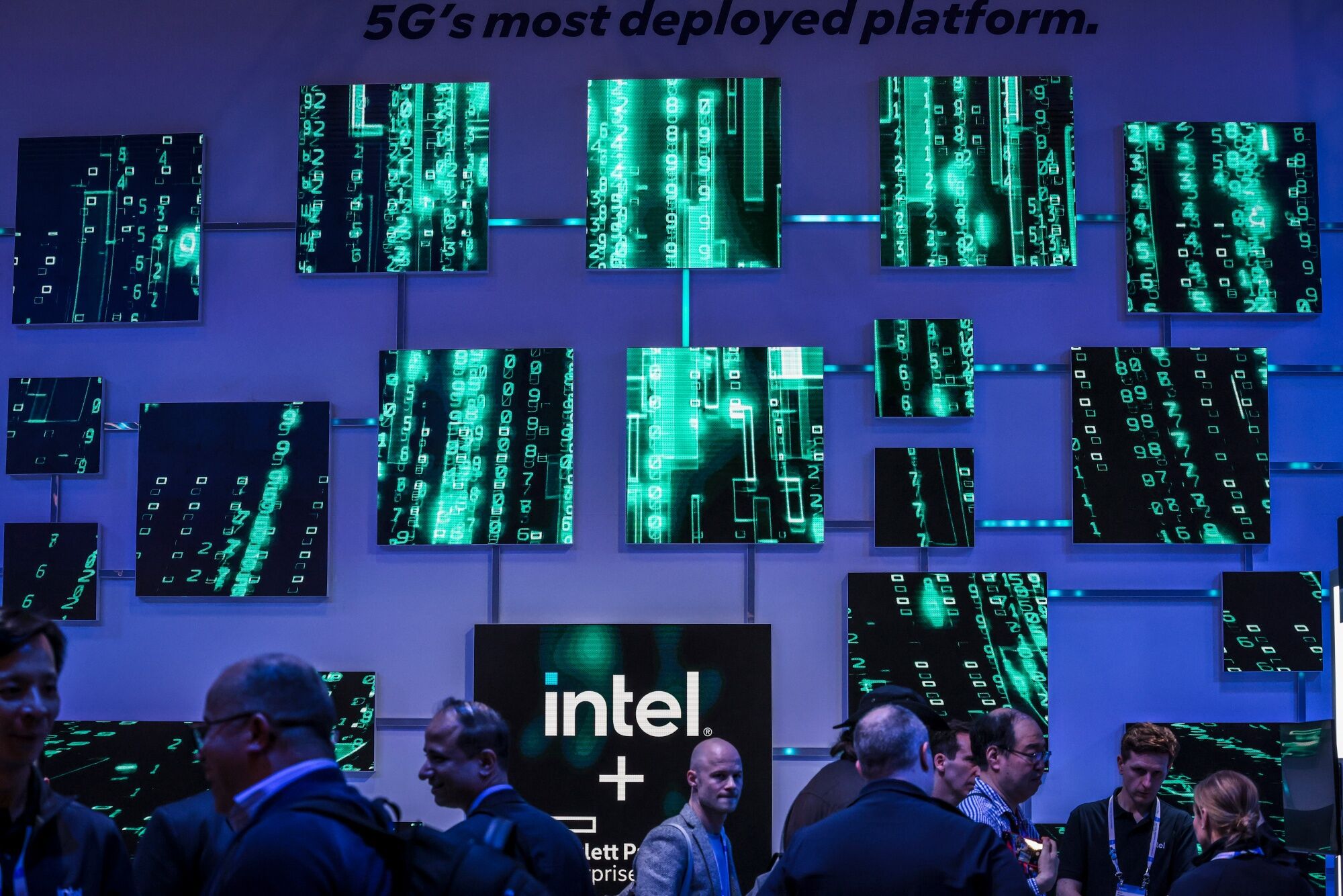 Intel rallies to record after Trump touts Apple chip deal