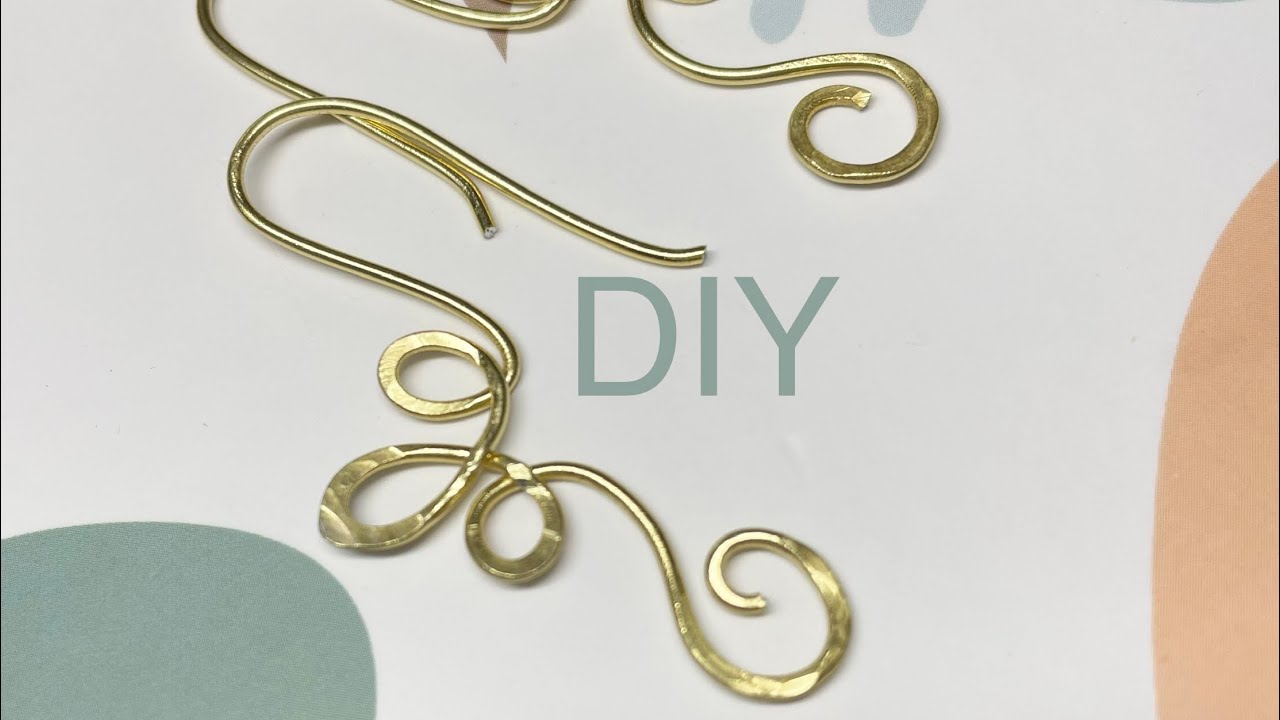 DIY earrings tutorial elegant handmade jewelry made easy