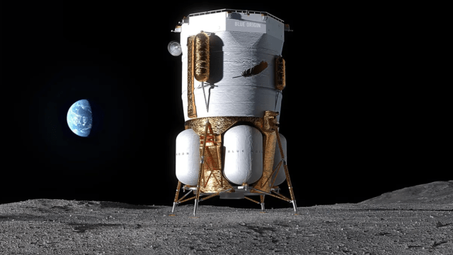 Blue Origin targets 2026 moon landing as NASA eyes Artemis alternatives