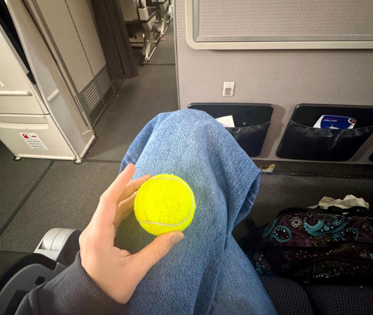 A tennis ball in my hand luggage changed the way I fly