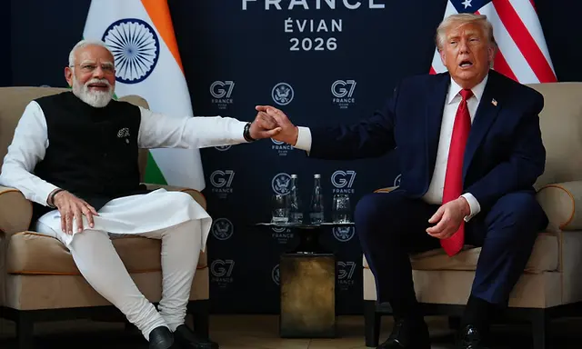 Trump heaps praise on PM Modi at G7, calls him 'most beautiful-looking ...