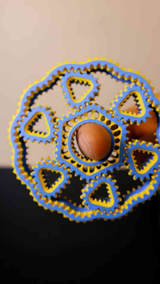 Planetary gear 3D printed fidget spinner with endless motion
