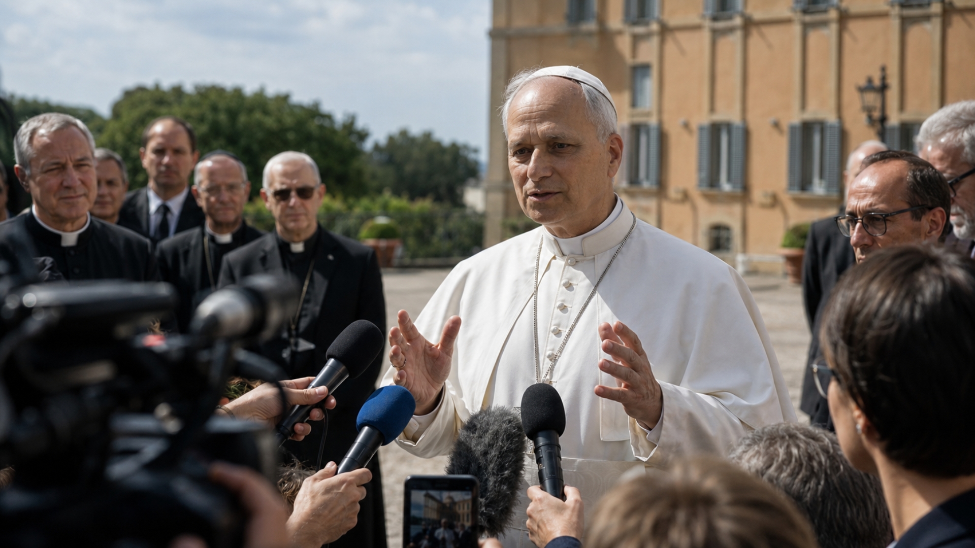 Pope Leo welcomes interim US.-Iran peace deal