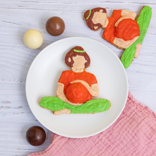 Gender reveal cookies
