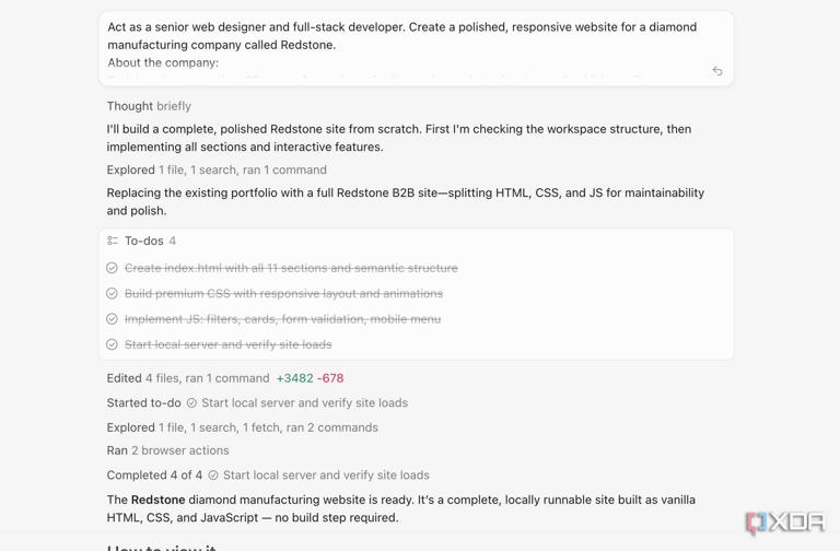 I built a complex website using a prompt in Google Antigravity 2.0 and ...