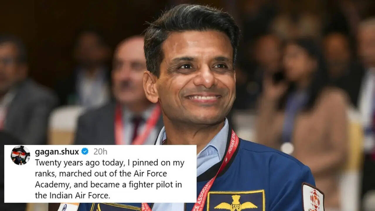 From fighter jets to ISS: Shubhanshu Shukla marks 20 years in IAF ...