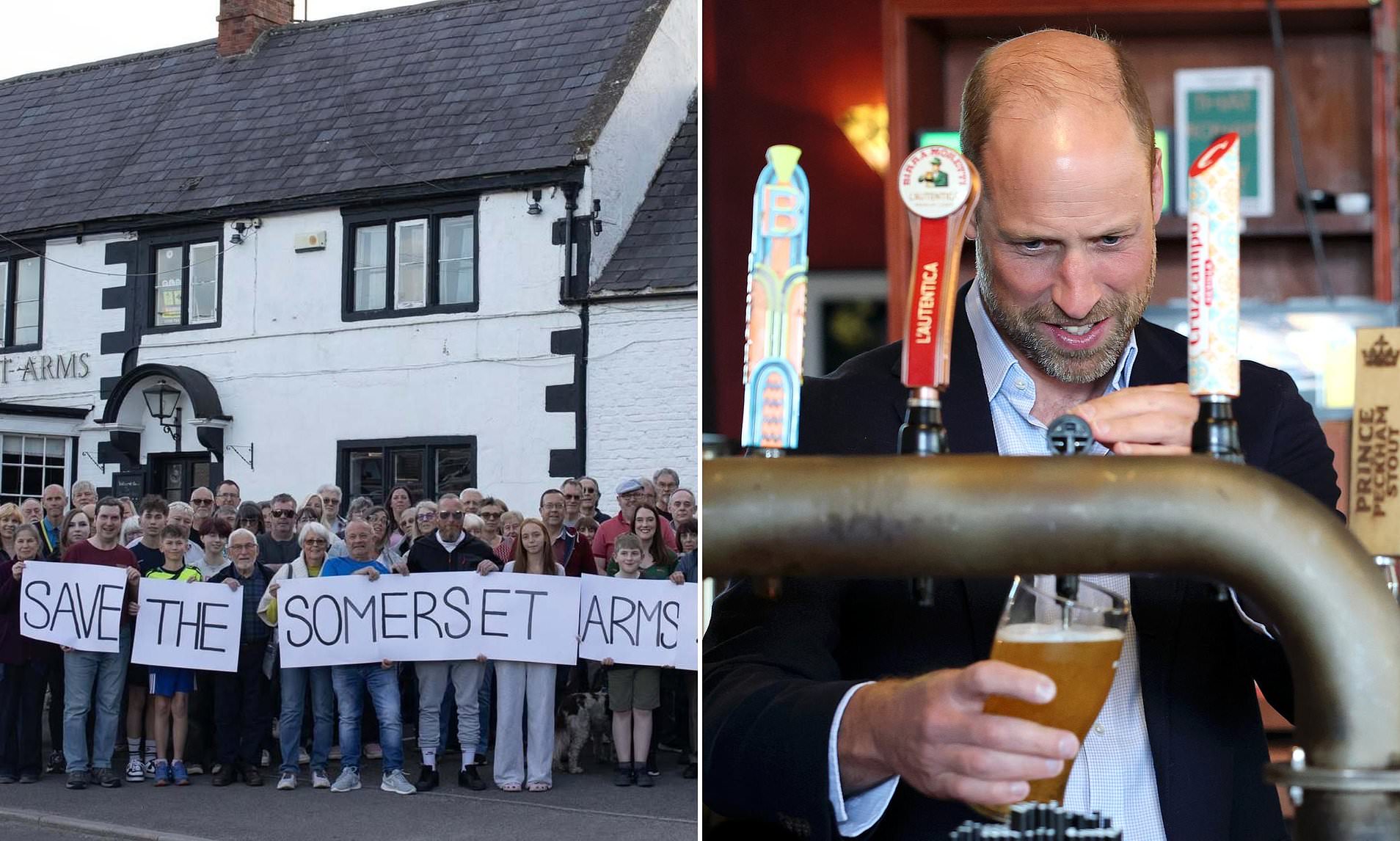 The Prince of Ales! William donates £1,000 to campaign battling to save ...