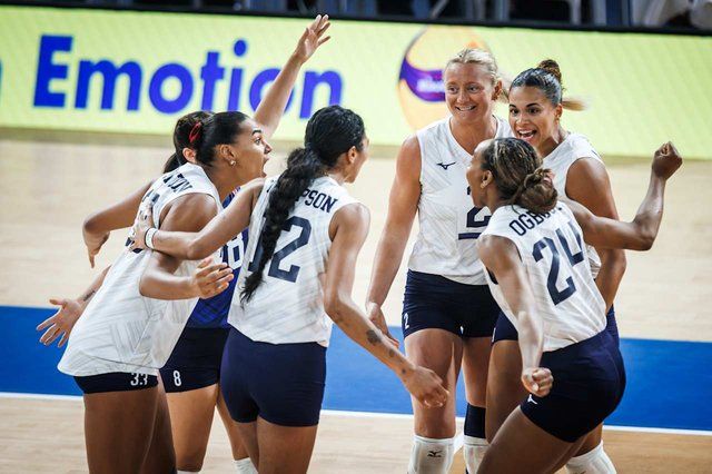 Women’s VNL: USA rallies past Czechia for 5th win