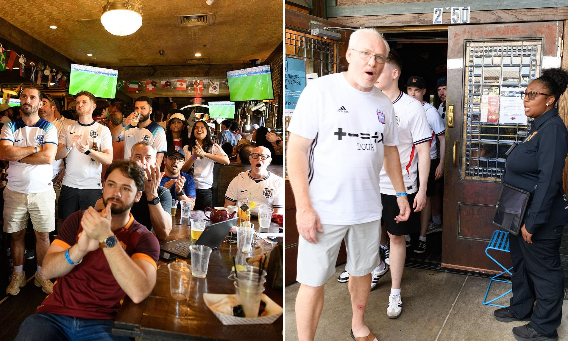 England fans' favourite Dallas pub is closed by authorities for second ...
