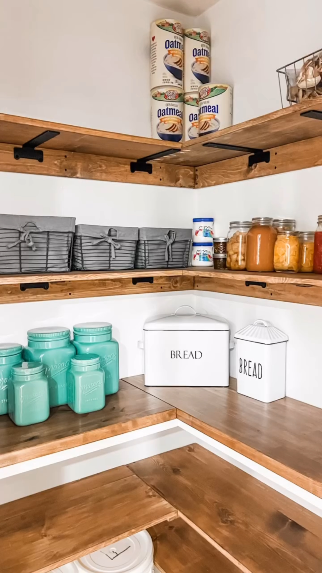 Pantry Makeover Reveal Cluttered Closet to Organized Storage