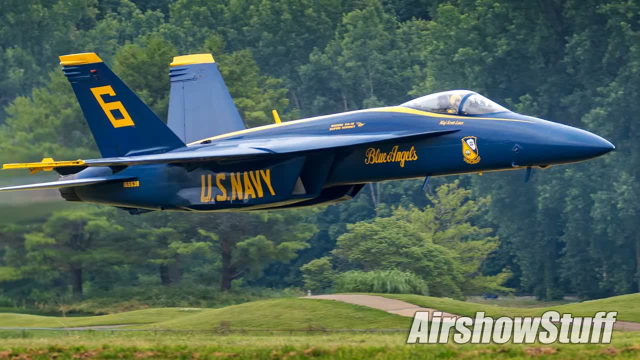 Watch the Blue Angels unleash 140,000+ pounds of thrust in pure airshow ...