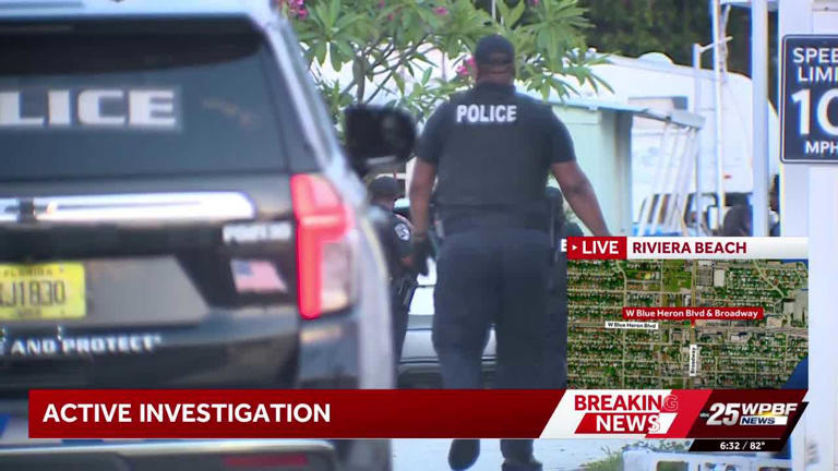 Active investigation near Ocean Tide neighborhood in Riviera Beach ...