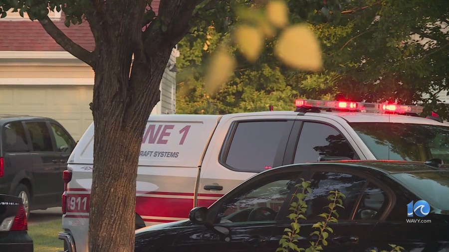 Brush fire in Virginia Beach set by children playing with fire