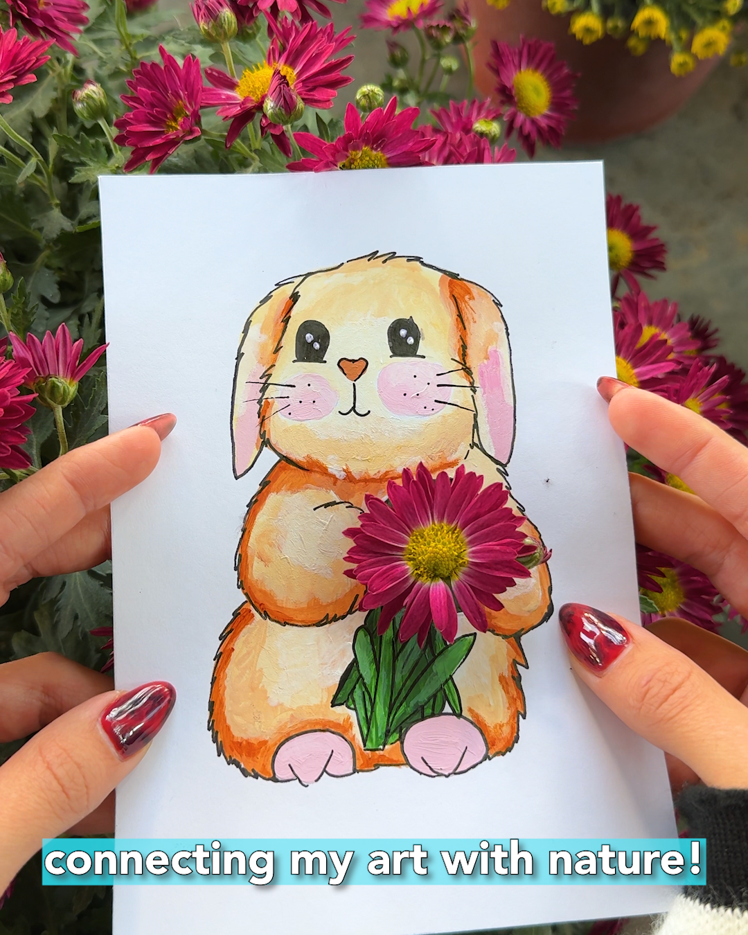 Where art and nature unite 🌸