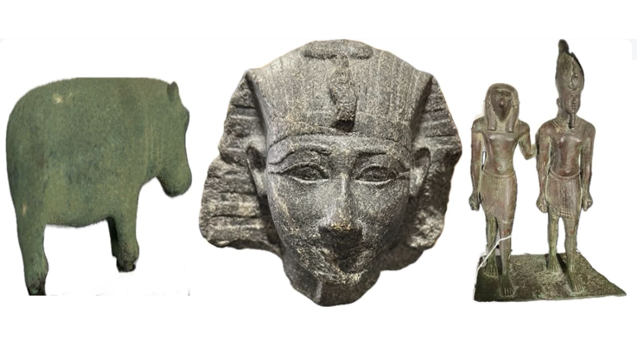 US family returns four artifacts to Egypt, including statue head ...