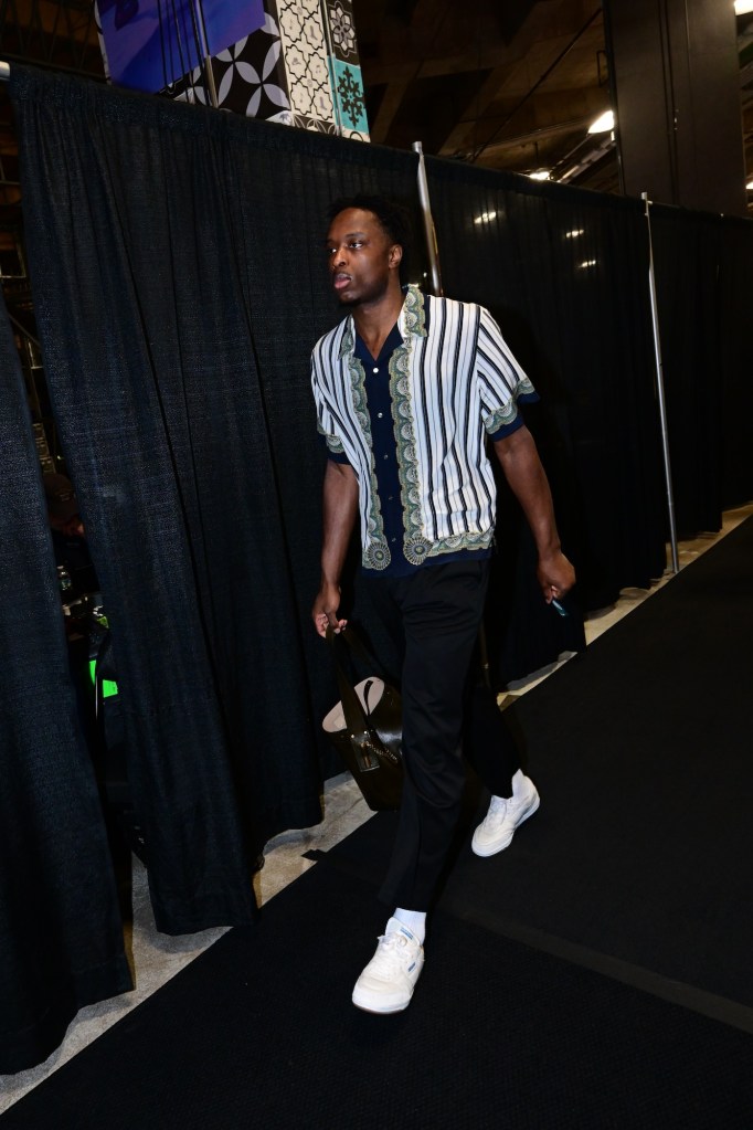 Rama Duwaji styles upcycled Knicks shirt by Claire Sullivan