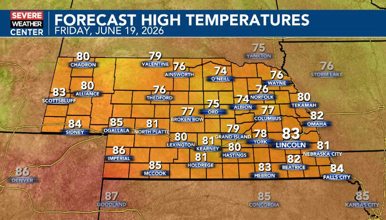 Cooler today, showers and thunderstorms possible at times through the ...