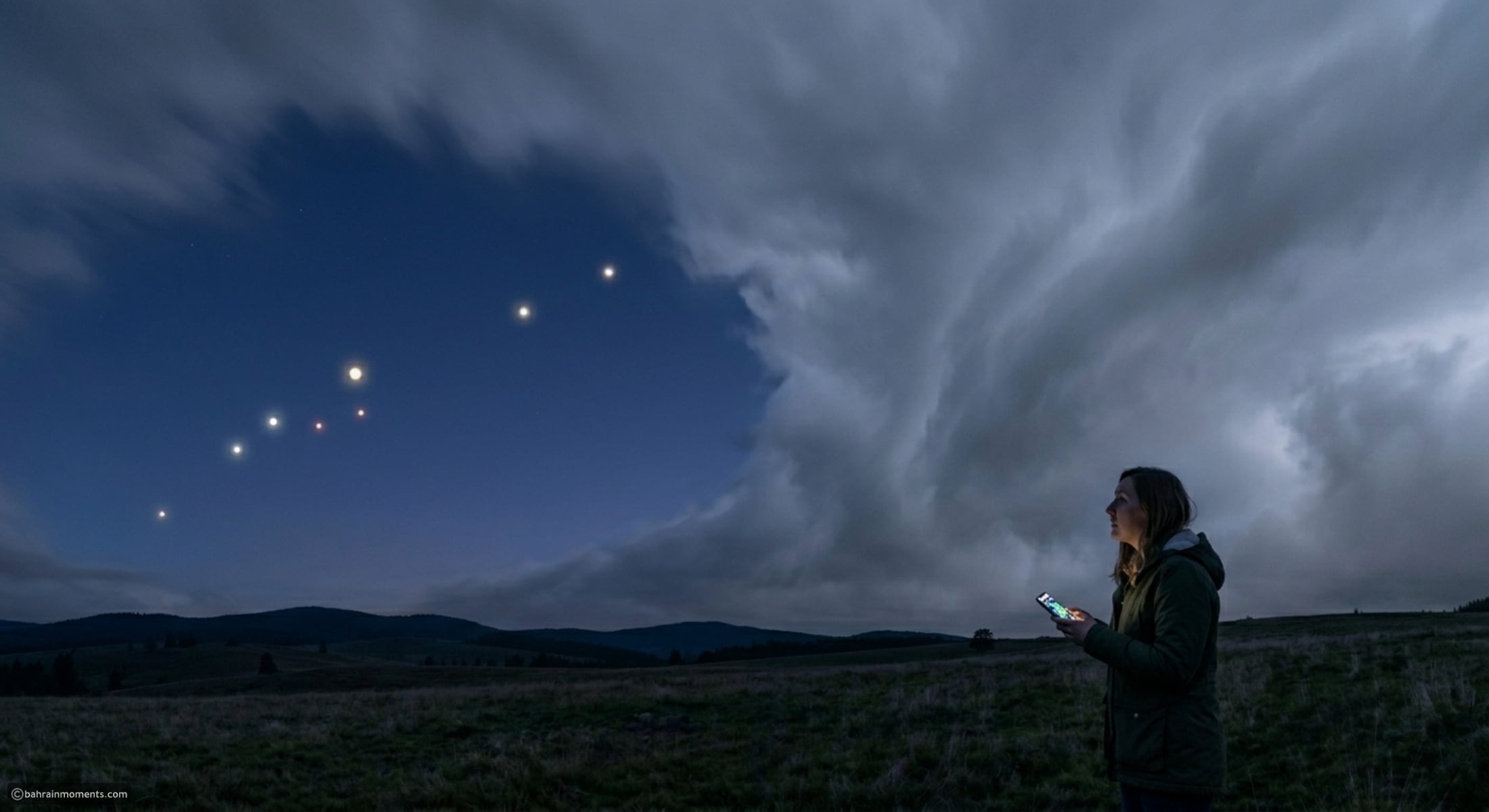 A rare celestial lineup could light up the night sky this week