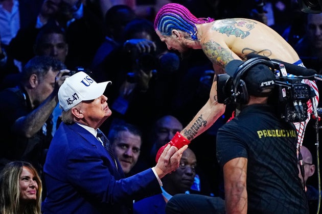 UFC star reveals his politically charged boast to Trump after White ...