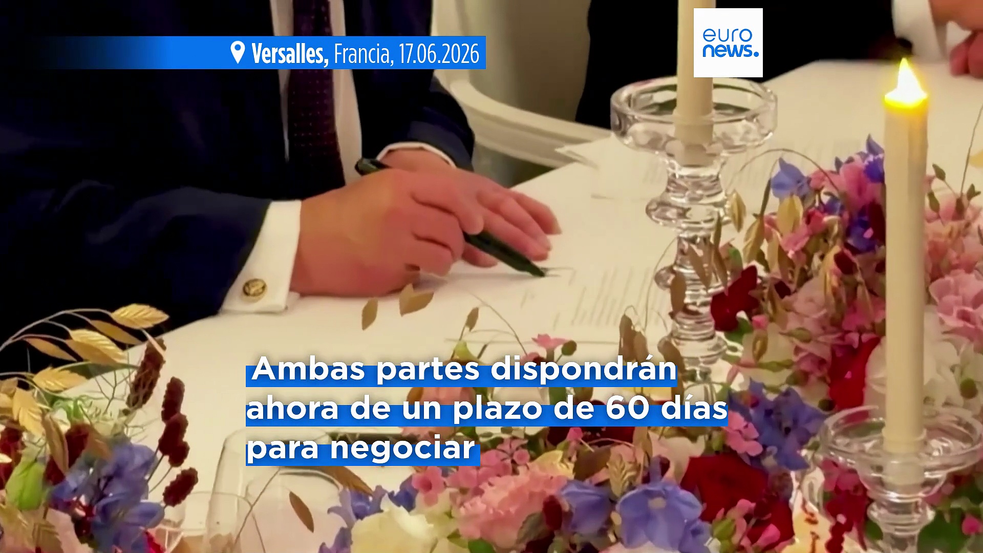 Trump firma un acuerdo marco con Irán para poner fin a la guerra y ...